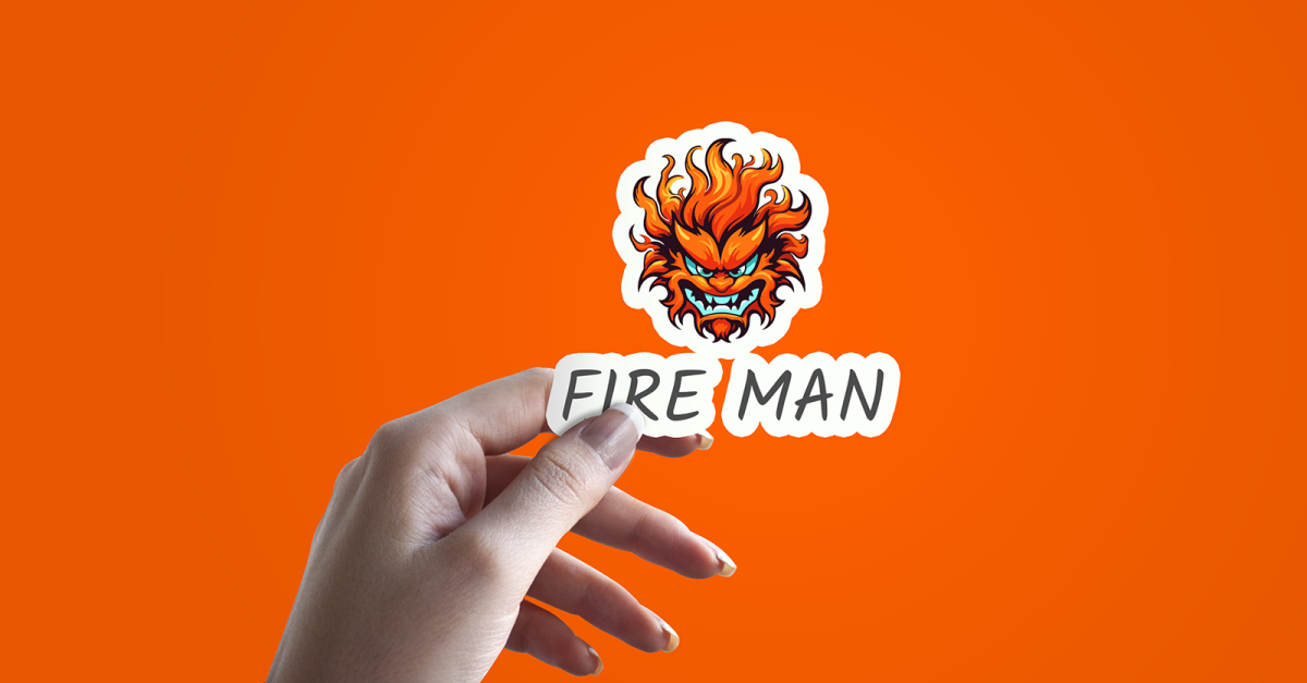 Modern Fire Man-Logo-39-23 #423970 - TemplateMonster