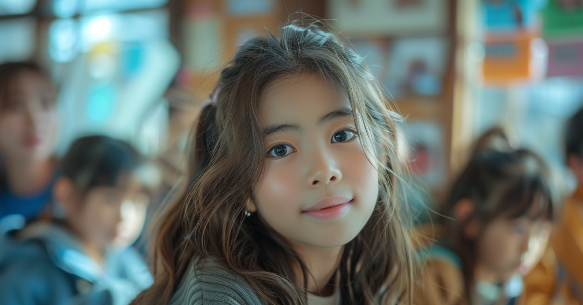 Kids at classroom environments Students imaginative prowess 24