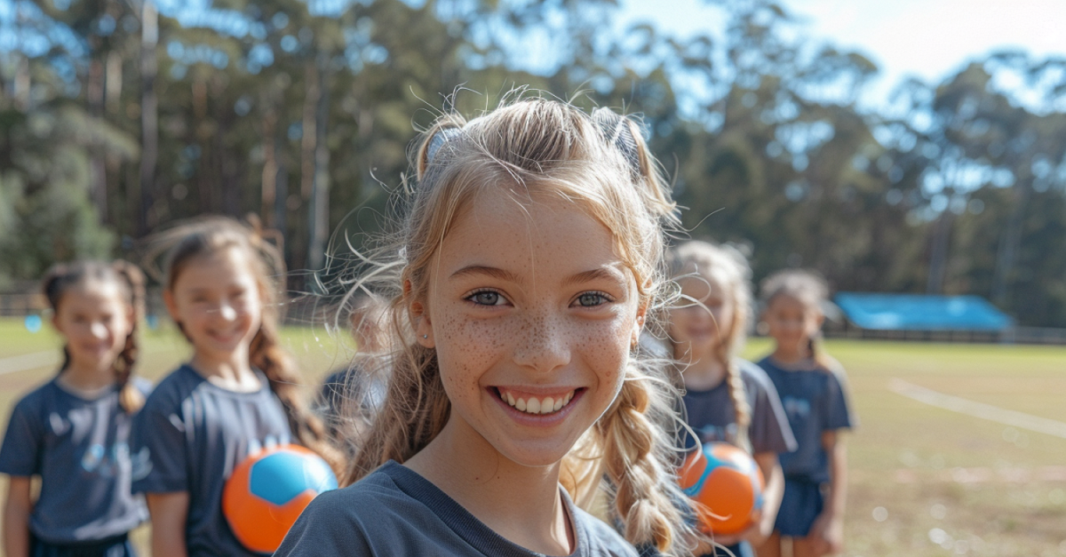 Enfants courant dans la cour de récréation de l'école 100