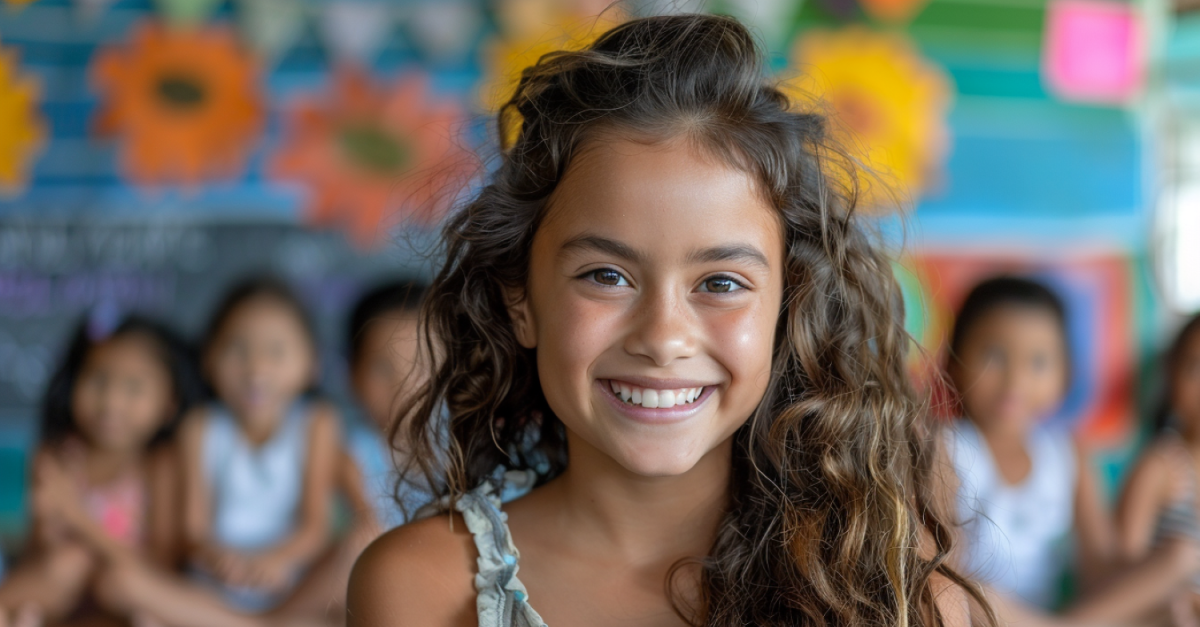Kids wearing school uniform white shirts and grey pants 115