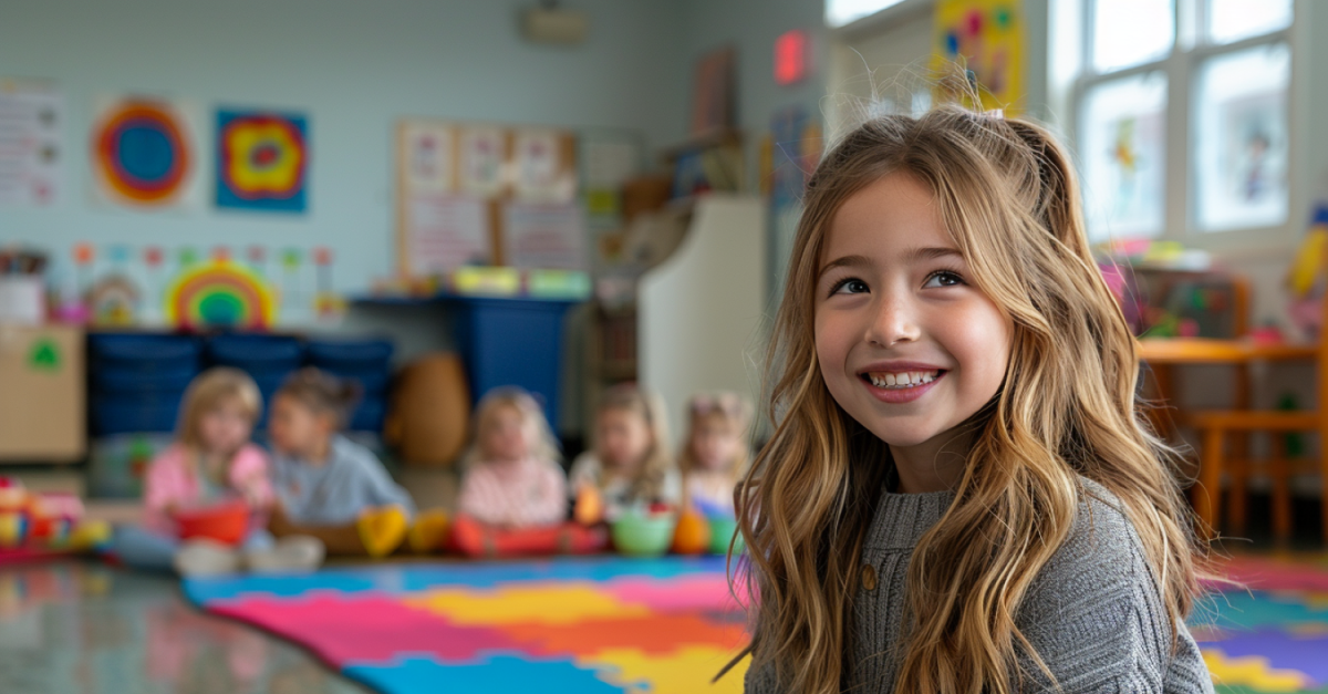 Kids at classroom environments Students imaginative prowess 350