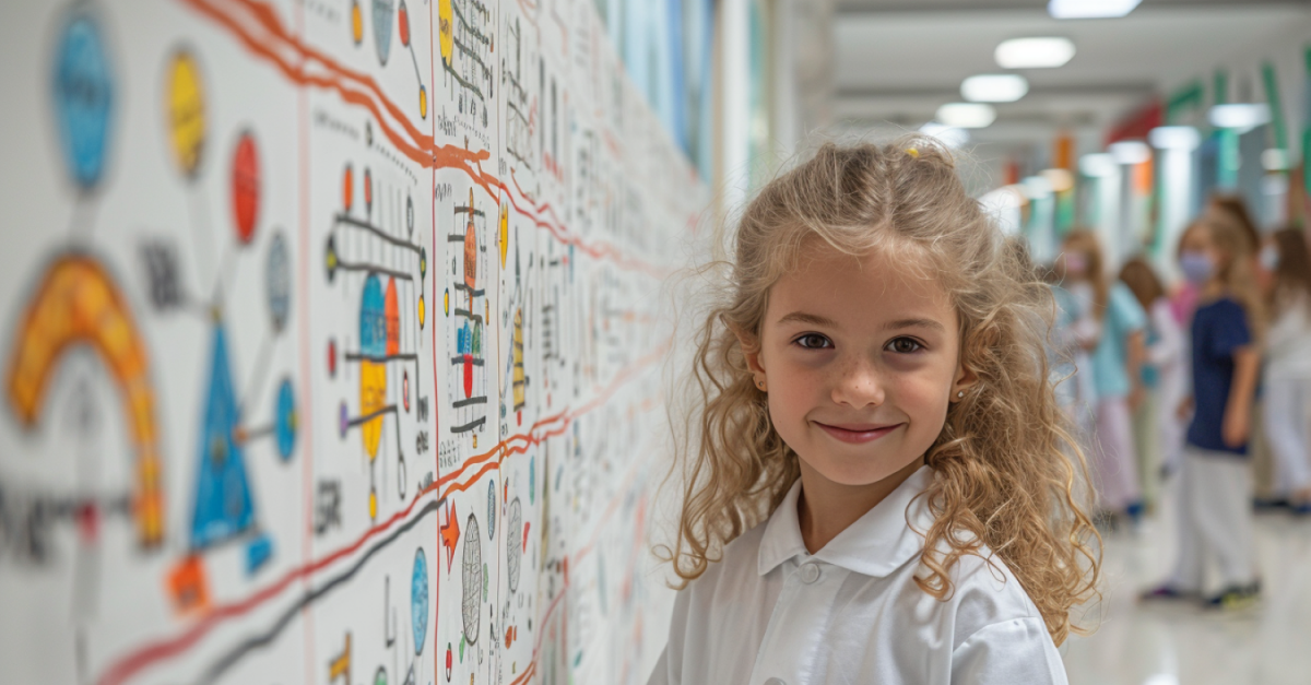 Kids wearing school uniform white shirts and grey pants 281