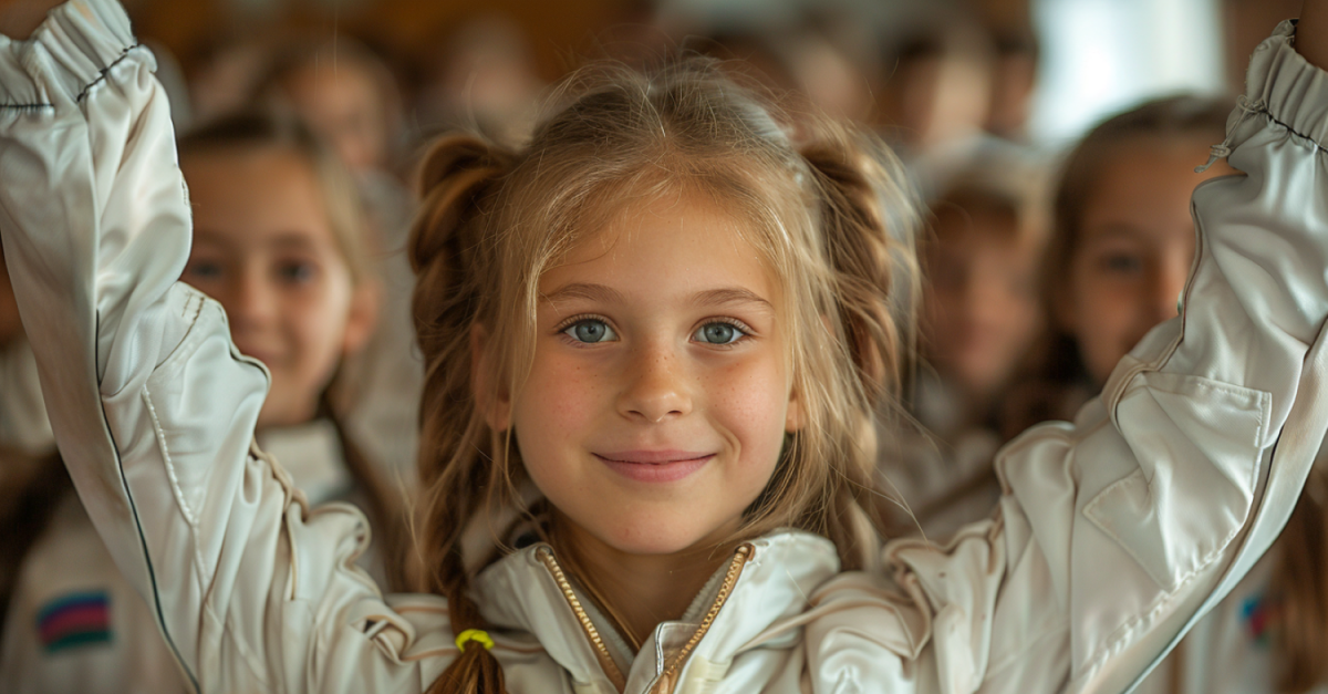 Exciting Kids Ready for Class Adventure 373 - TemplateMonster