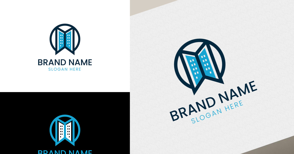 Building window vector logo-06-70 #424806 - TemplateMonster