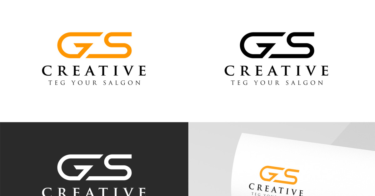 GS Letters Logo Design Template #424846 - TemplateMonster
