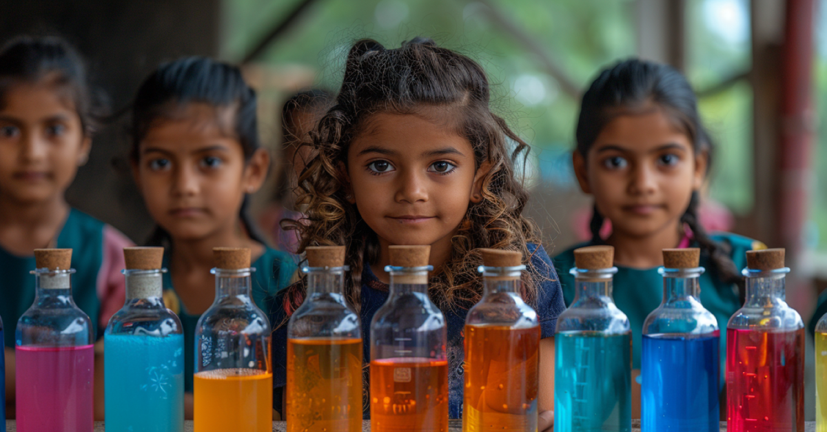 Niños científicos realizaron experimentos en el laboratorio de la ...