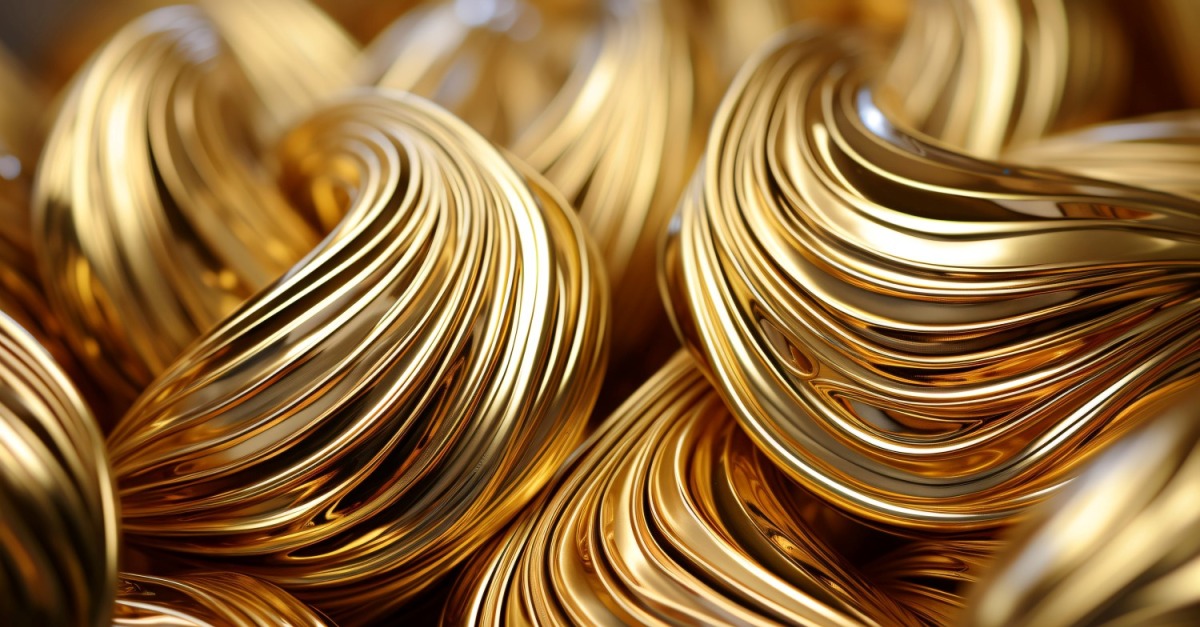 Fond d'ornements de tourbillons dorés 57