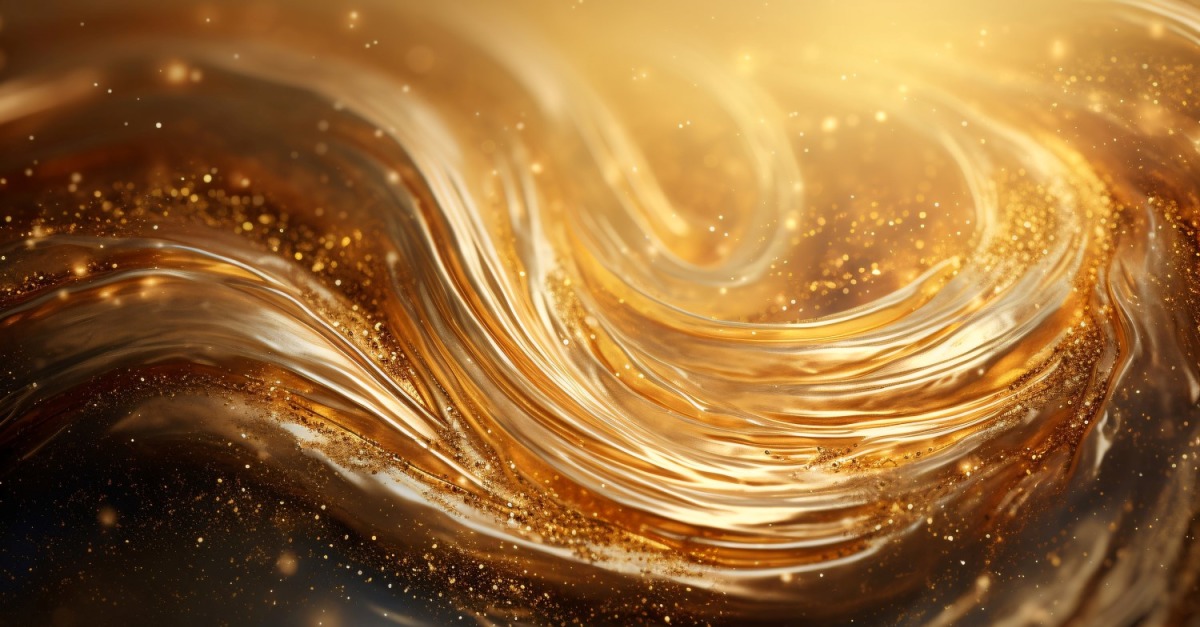 Golden Swirls, Particle Texture, Illustrations Background 106