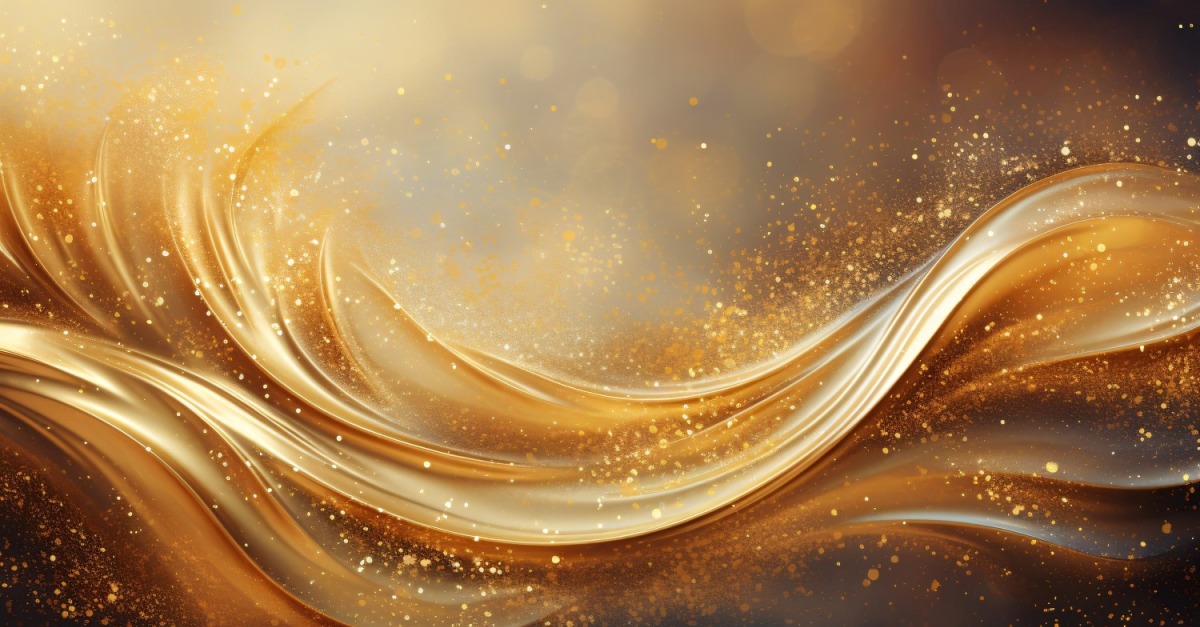 Golden Swirls, Particle Texture, Illustrations Background 119