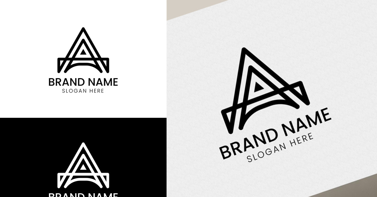 Letter A bridge vector logo-06-88 #426245 - TemplateMonster