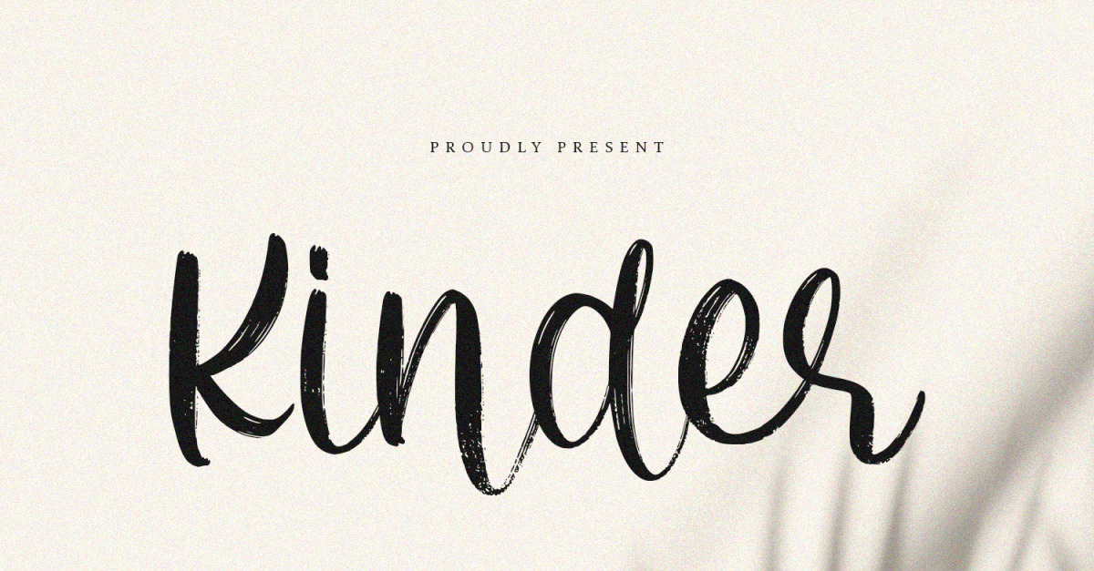 Kinder - Fuente de escritura con pincel - TemplateMonster