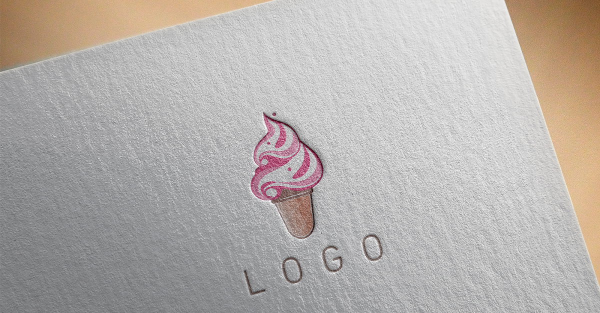 Elegant Icecream Logo 3-0621-23 #427075 - TemplateMonster