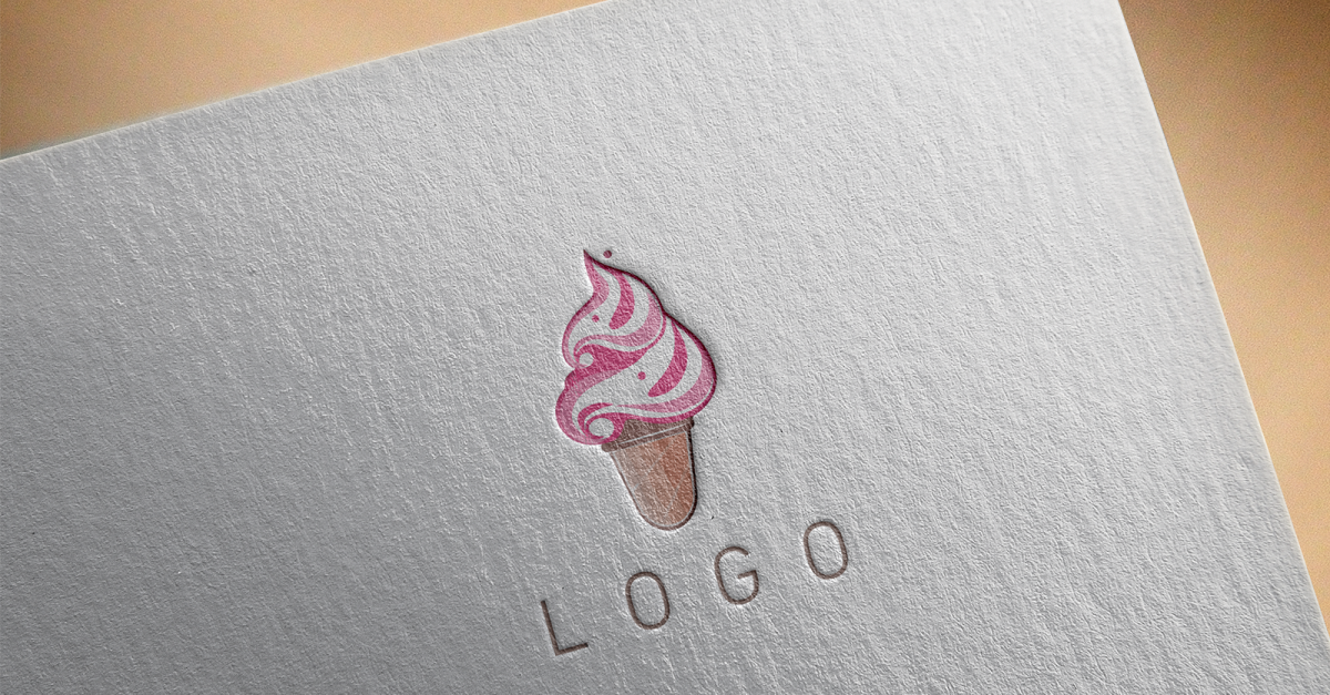 Elegantes Eiscreme-Logo 3-0621-23 #427075 - TemplateMonster