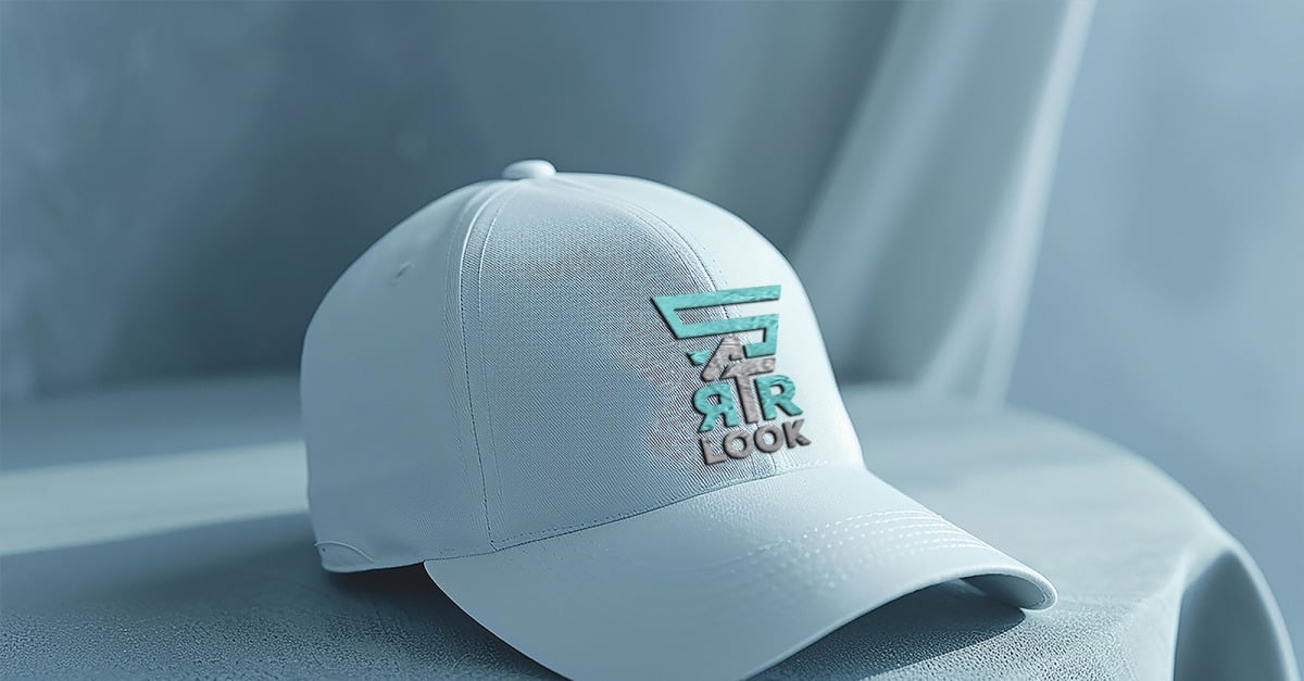 White Cap Logo Mockup_Cap Logo Mockup_Logo Mockup_White Cap Mockup_Cap ...