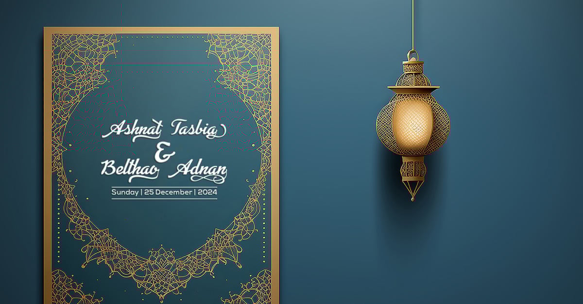 Blue wedding card_wedding card_blue invitation card design_editable ...