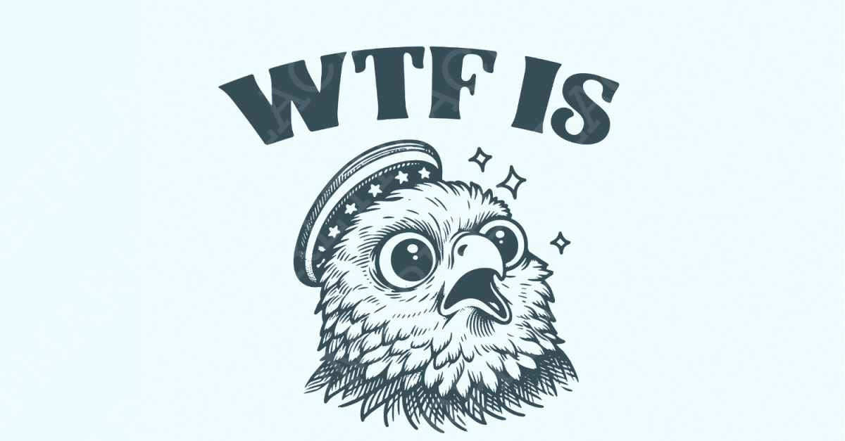 WTF Kilometer Meme Design, Citation américaine, 4 juillet, Jour de l ...