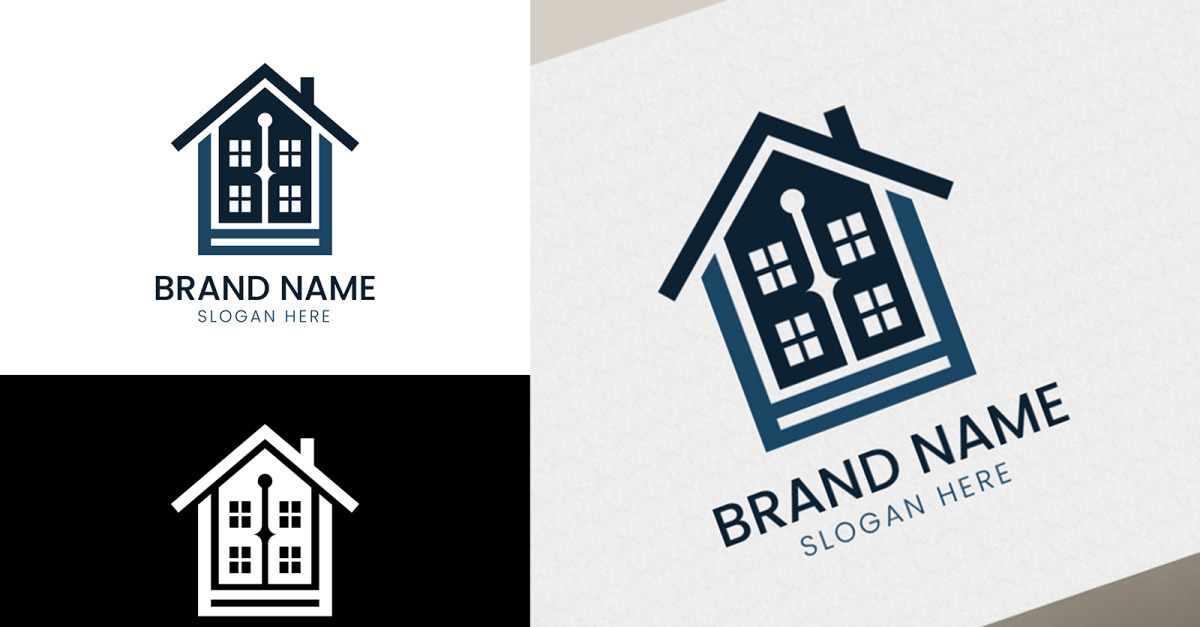 B harfi ev logosu-06-106 #428912 - TemplateMonster