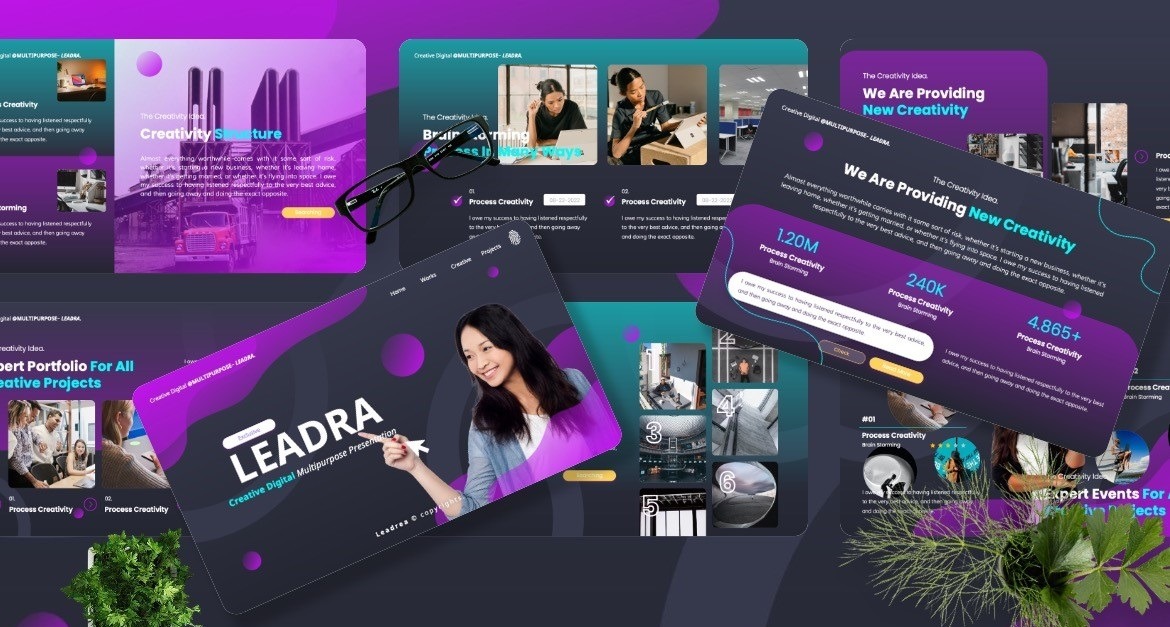 Leadra - Modelli Powerpoint digitali creativi