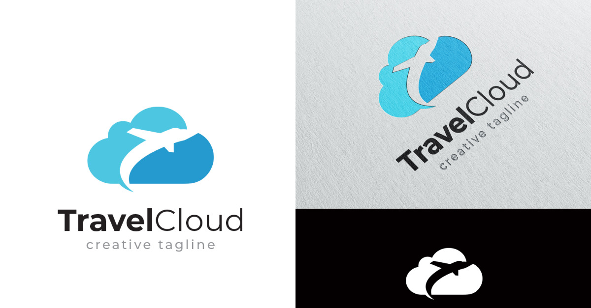 Travel Cloud Symble Logo Template #429013 - TemplateMonster