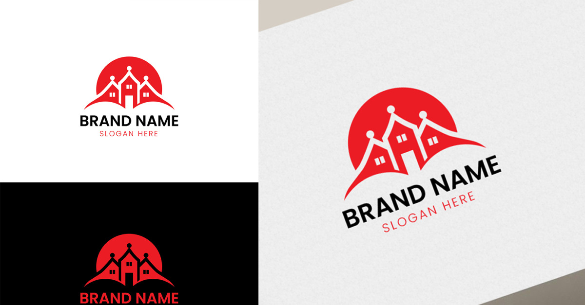 Emlak ev logosu-06-217 #429237 - TemplateMonster