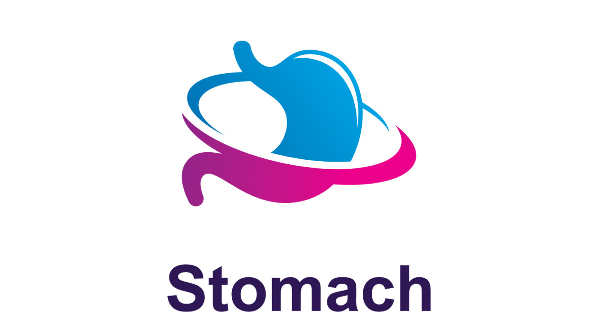 Stomach Care Logo Vector Design Template, Creative stomach Symbol V9