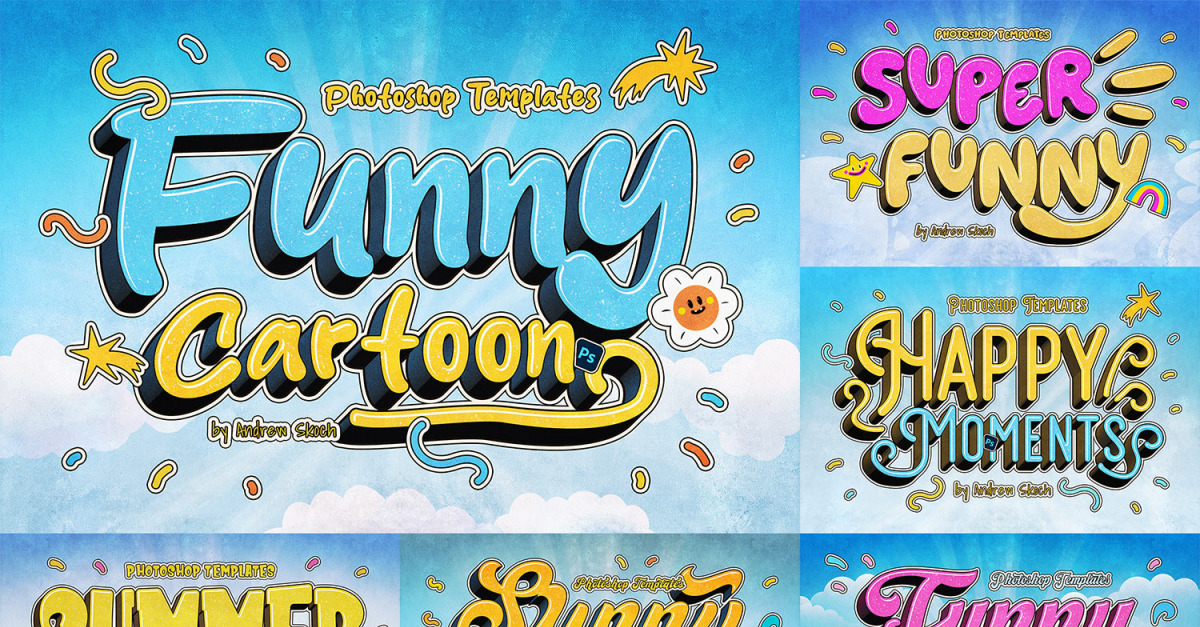 Funny Cartoon Text Effect #429422 - TemplateMonster