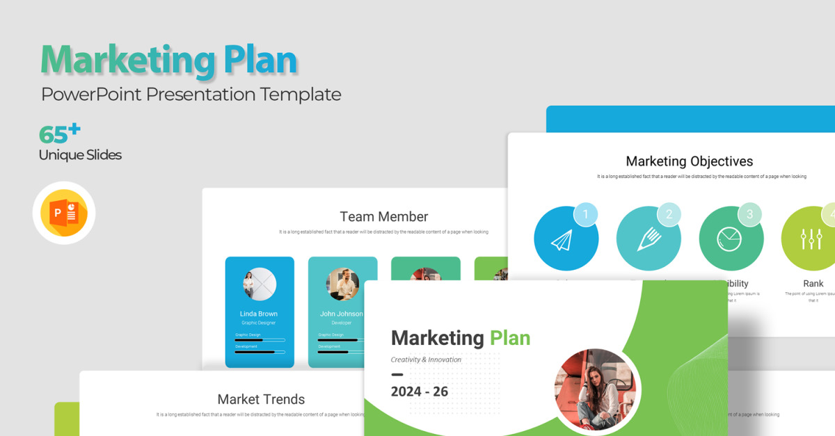 Marketing Plan _ PowerPoint Template - TemplateMonster Marketing Plan _ PowerPoint Template - TemplateMonster