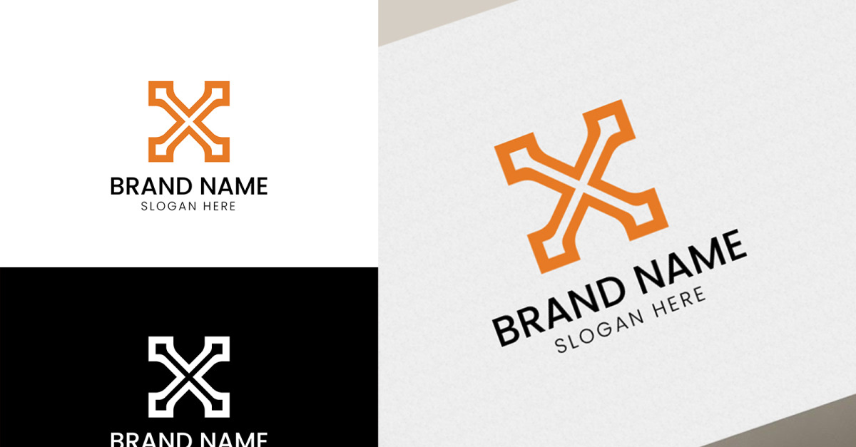 X harfi vektör logosu-06-118 #429580 - TemplateMonster
