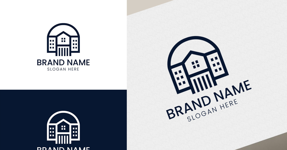 Emlak ev logosu-06-125 #429775 - TemplateMonster