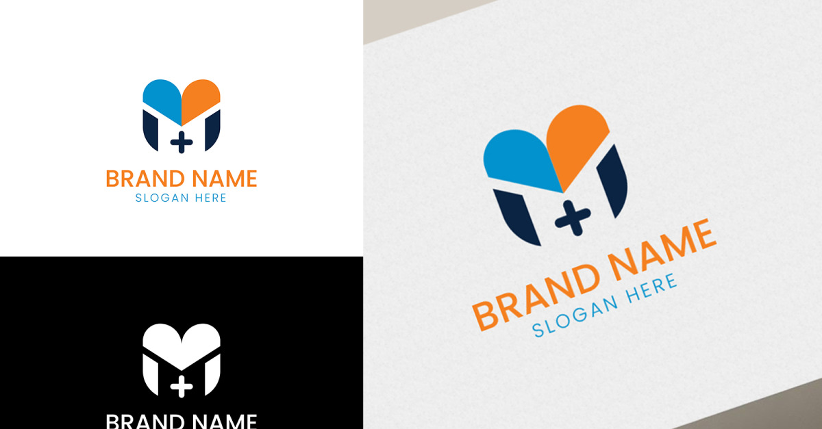 Letter m medical logo-07-149 #430441 - TemplateMonster