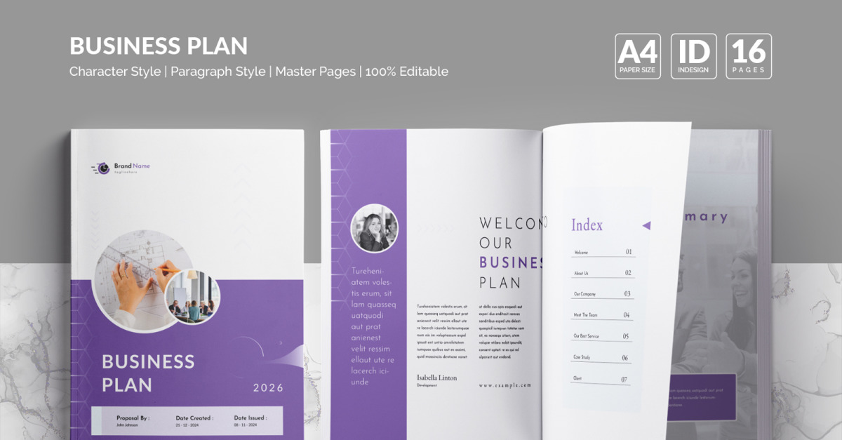 Best Business Plan Template #430983 - TemplateMonster