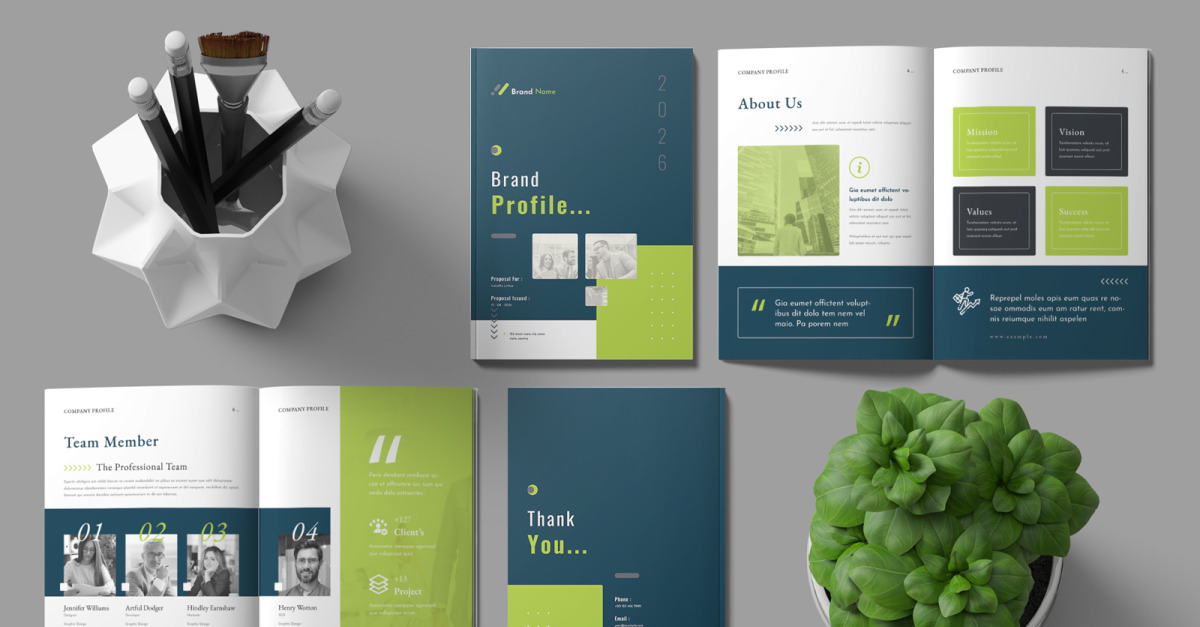 Company Profile Template 2024 #430986 - TemplateMonster