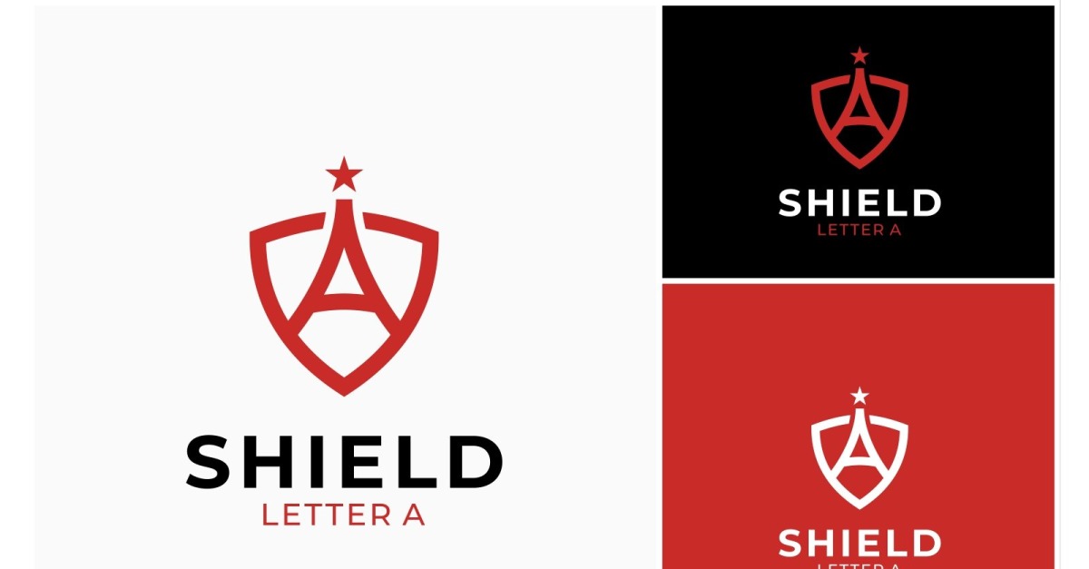 Letter A Armor Shield Logo #430924 - TemplateMonster