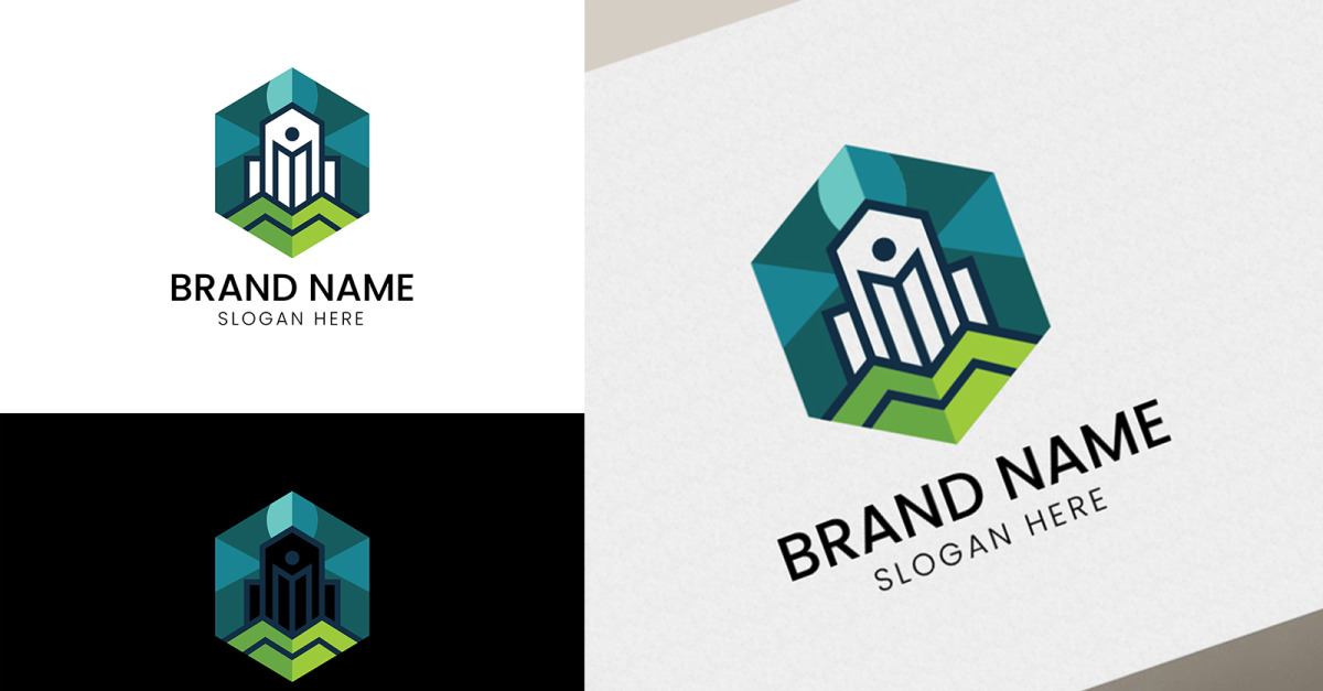 Modern bina logosu-07-181 #431243 - TemplateMonster