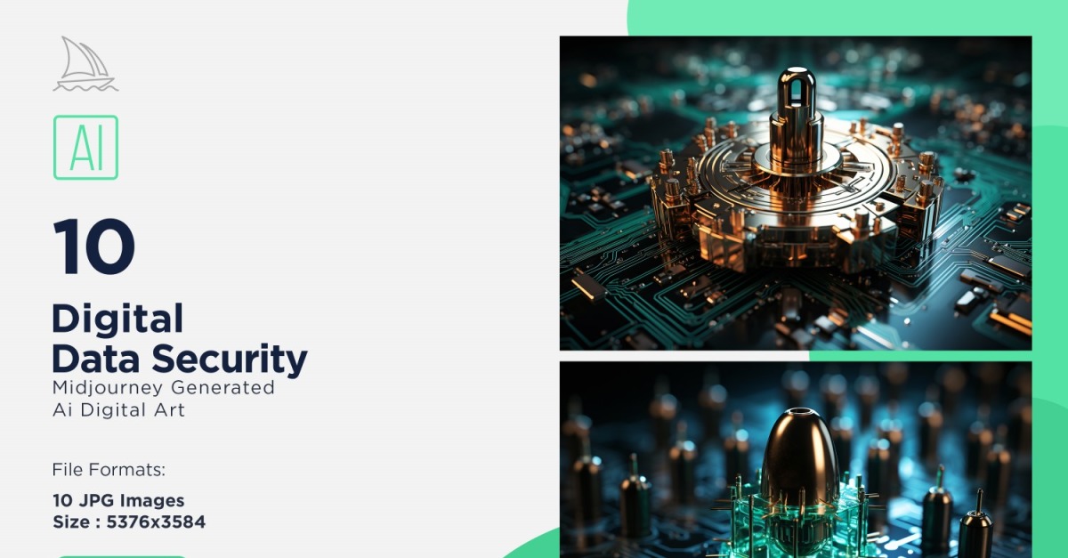 Visualizing Digital Data Security Set 13 Templatemonster