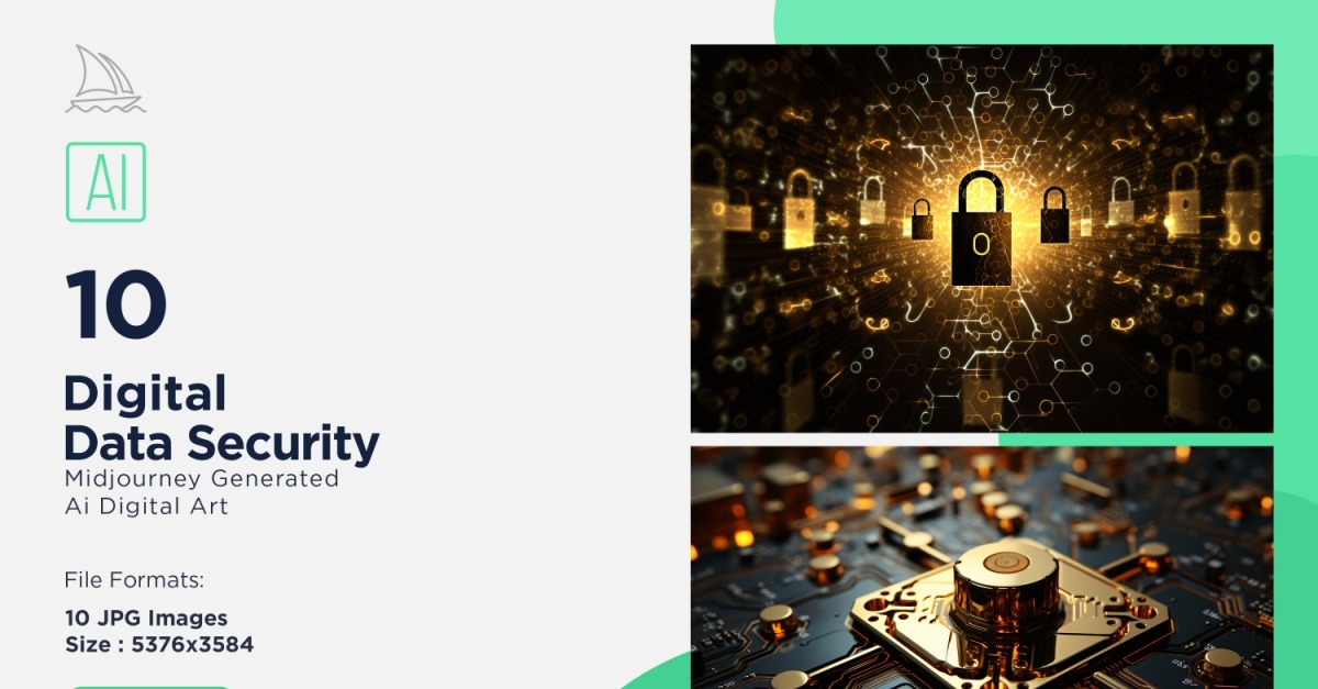 Visualizing Digital Data Security Set 2 - TemplateMonster