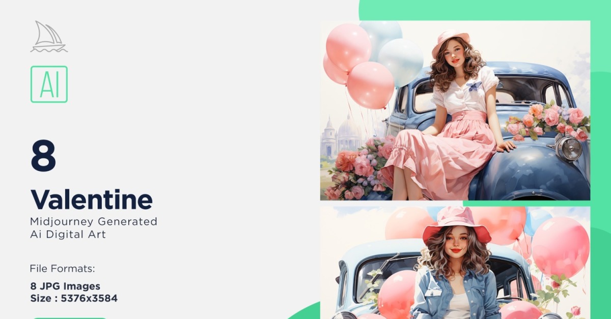 Celebra Decorado para el día de San Valentín Set V-8