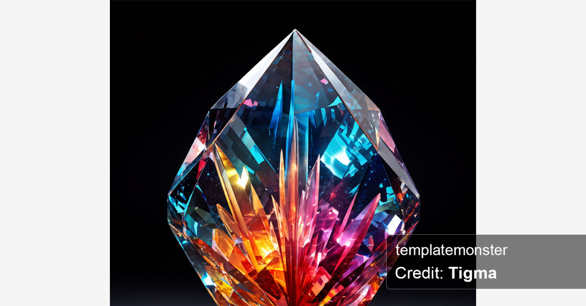 The Vivid Gem: A Digital Masterpiece - TemplateMonster