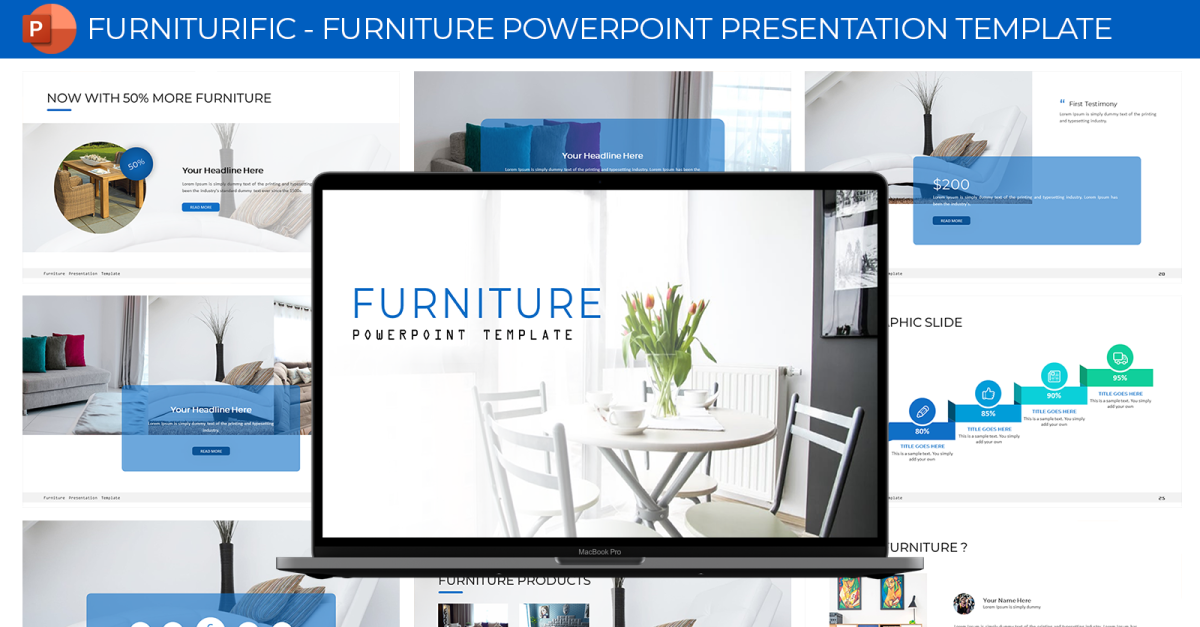 Furniturific - Furniture PowerPoint Presentation Template