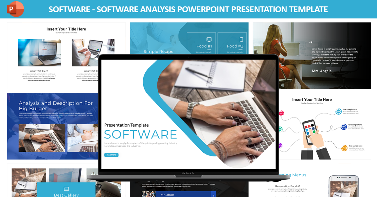 软件 - 软件分析演示模板 #433879 - TemplateMonster