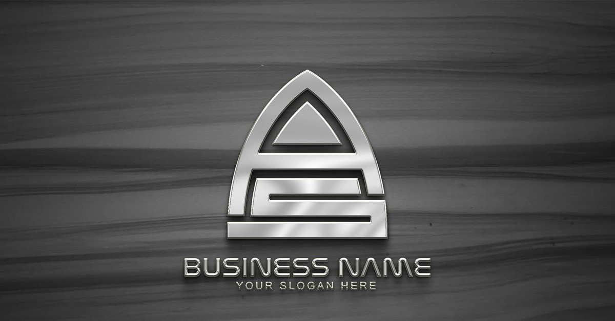 Professional AS Letter Logo Design - tech- Brand Identity