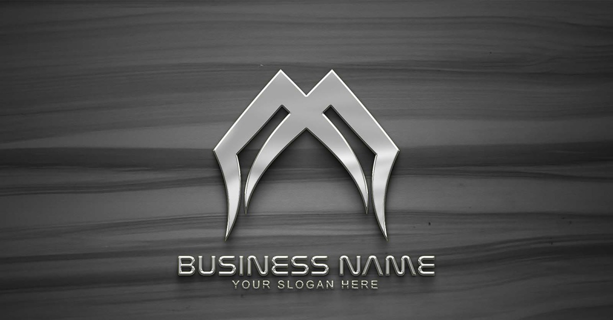 Professional M Logo Design - tech- Brand Identity