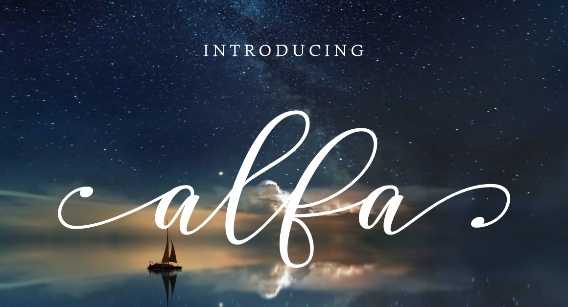 Alfa Script Handwritten Font #434285 - TemplateMonster