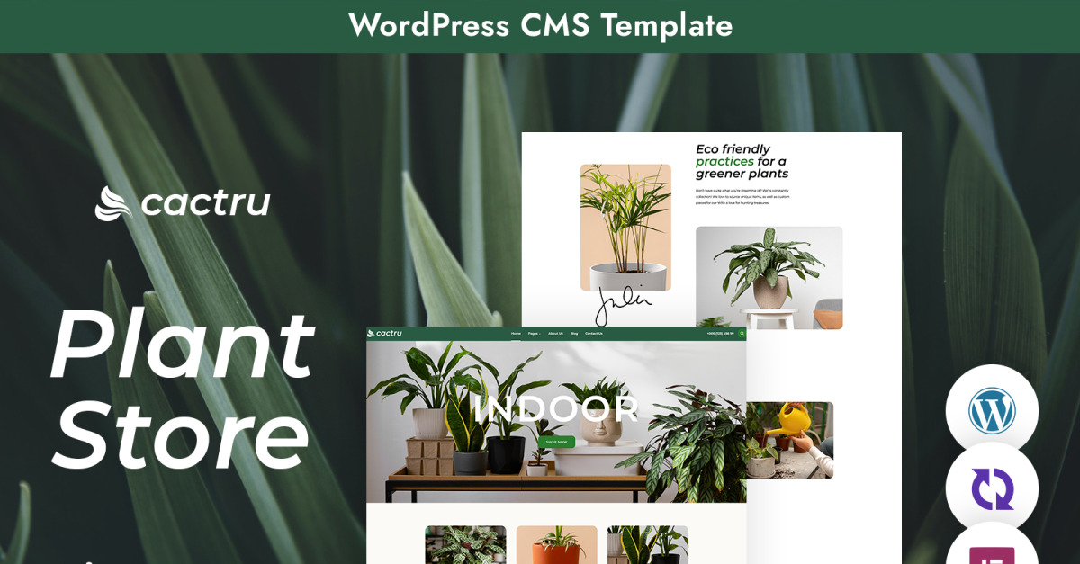 Cactru - Plants Multipurpose Responsive WordPress Theme