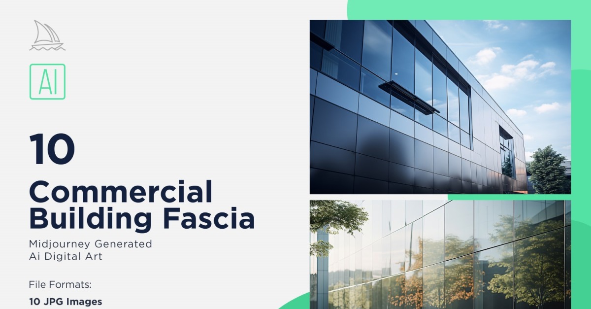 Commercial Building Fascia Logo Signage 10 Set Vol - 10