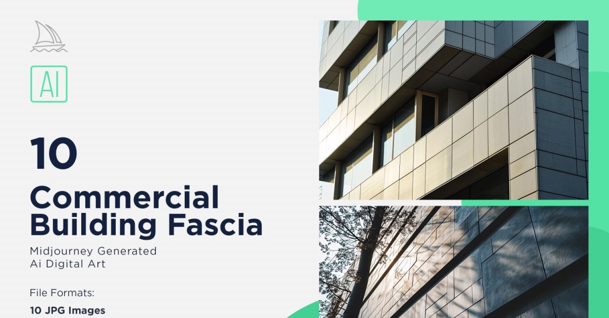 Commercial Building Fascia Logo Signage 10 Set Vol - 12
