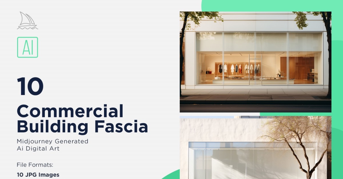 Commercial Building Fascia Logo Signage 10 Set Vol - 14