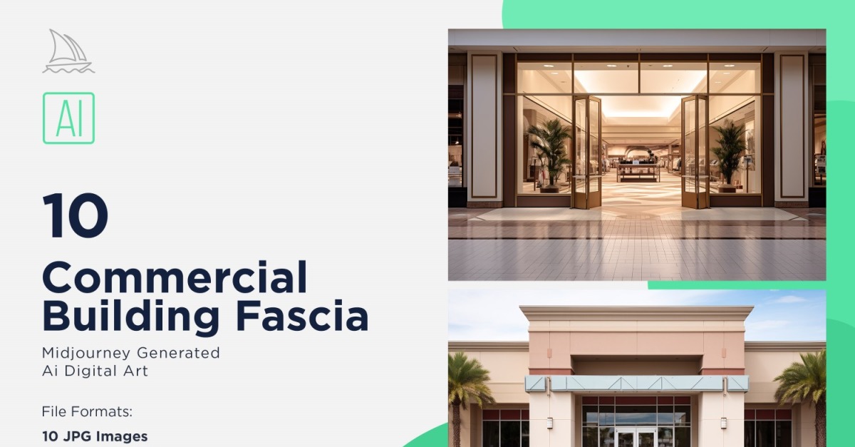 Commercial Building Fascia Logo Signage 10 Set Vol - 29