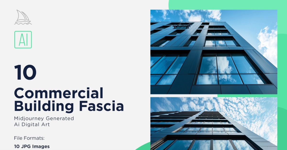 Commercial Building Fascia Logo Signage 10 Set Vol - 40