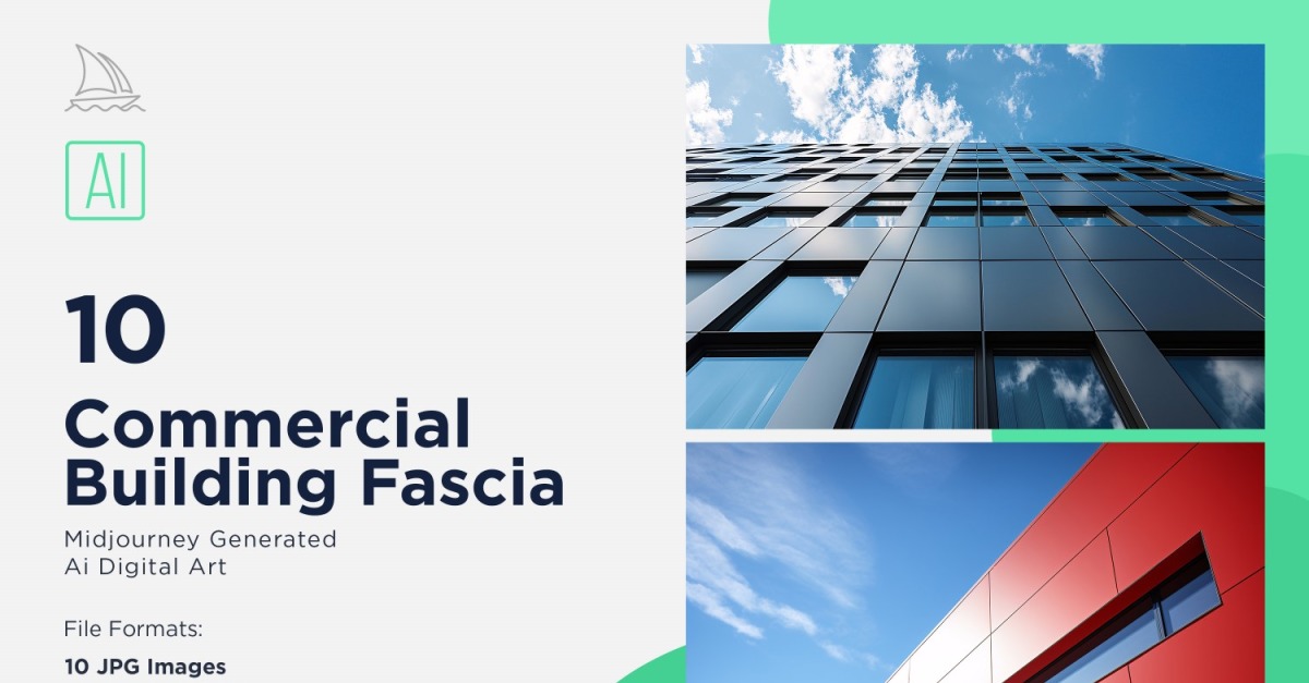 Commercial Building Fascia Logo Signage 10 Set Vol - 41